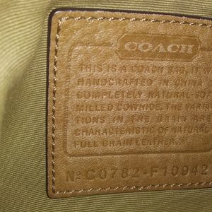 Coach | Bags | Coach No C782f0942 Leather Baguette | Poshmark